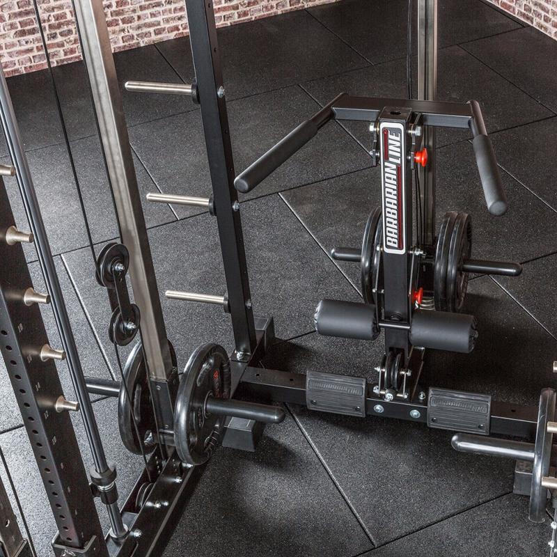 Multigimnasio profesional Barbarian-line Smith Cable Rack + Extensión