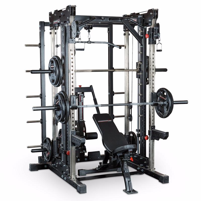 Multigimnasio profesional Barbarian-line Smith Cable Rack + Extensión
