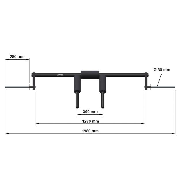 Barra de sentadillas - Safety Squat - ATX