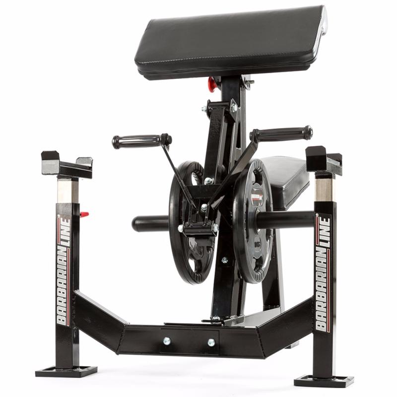 Banco curl bíceps Barbarian line. El gimnasio en casa.