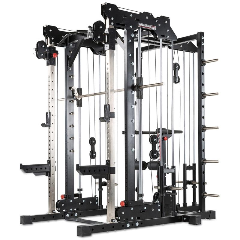 Multigimnasio profesional Barbarian-line Smith Cable Rack + Extensión